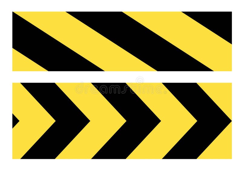 Yellow and Black Stripes Tape for Construction Area, Crime Scene or ...
