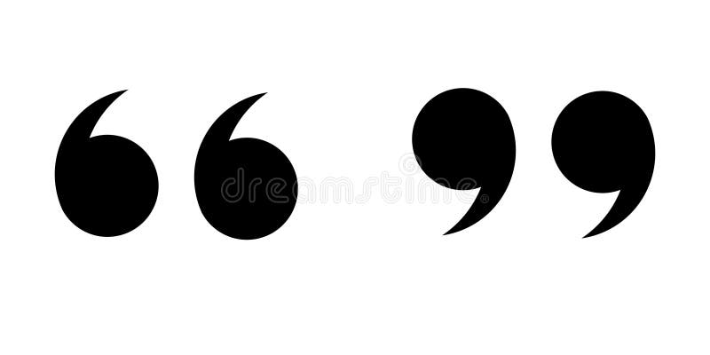 The Quote Symbol of the Quotation Mark, the Most Use of Quotation Marks ...