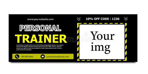 Eyecatching Personal Trainer Banner Design for Advertising Your ...
