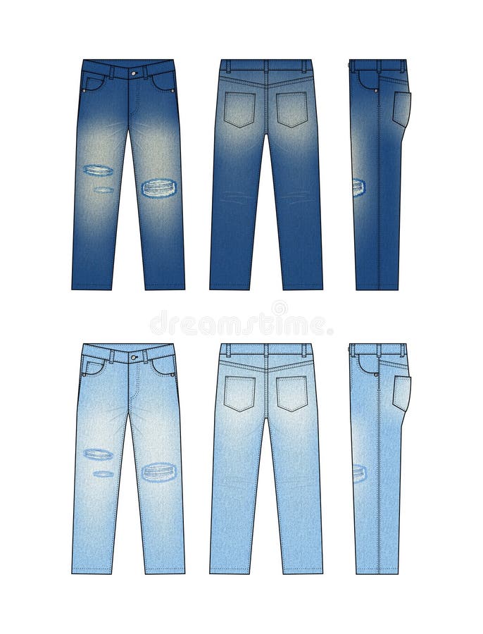 Jeans Ripped Vector Stock Illustrations – 514 Jeans Ripped Vector Stock ...