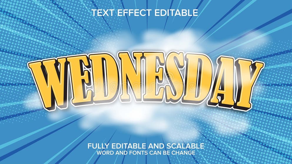 Wednesday Cartoon Stock Illustrations – 1,832 Wednesday Cartoon Stock ...