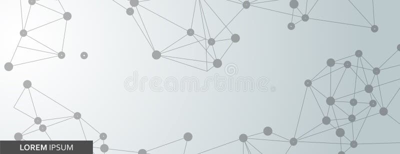 Web Abstract Vector Illustration Design. Layout Chain Polygon Geometric ...