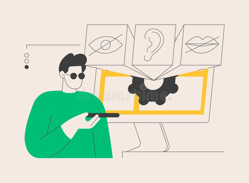 Web Accessibility Program Abstract Concept Vector Illustration. Stock ...