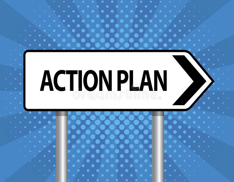 Action Plan, Business Concept Stock Vector - Illustration of succeed ...