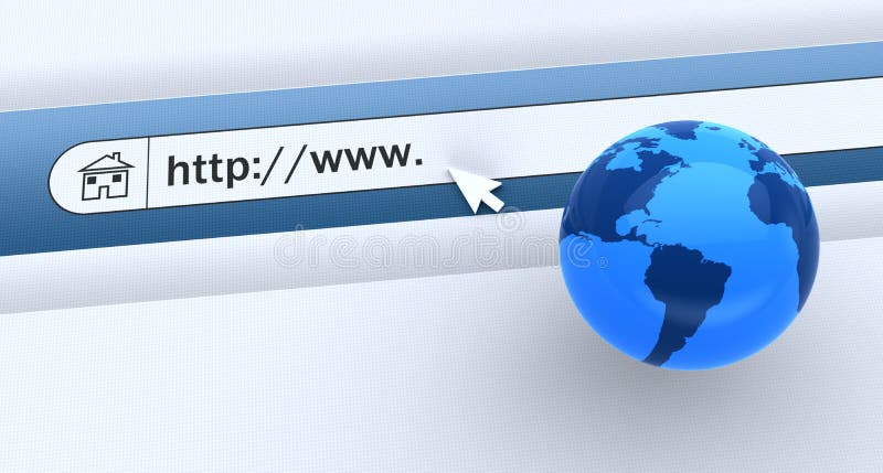 Web address stock illustration. Illustration of arrow - 17902629