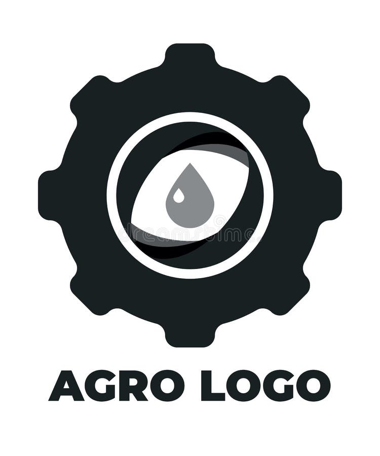 Agro Icon. Template for Logo Stock Illustration - Illustration of flat ...