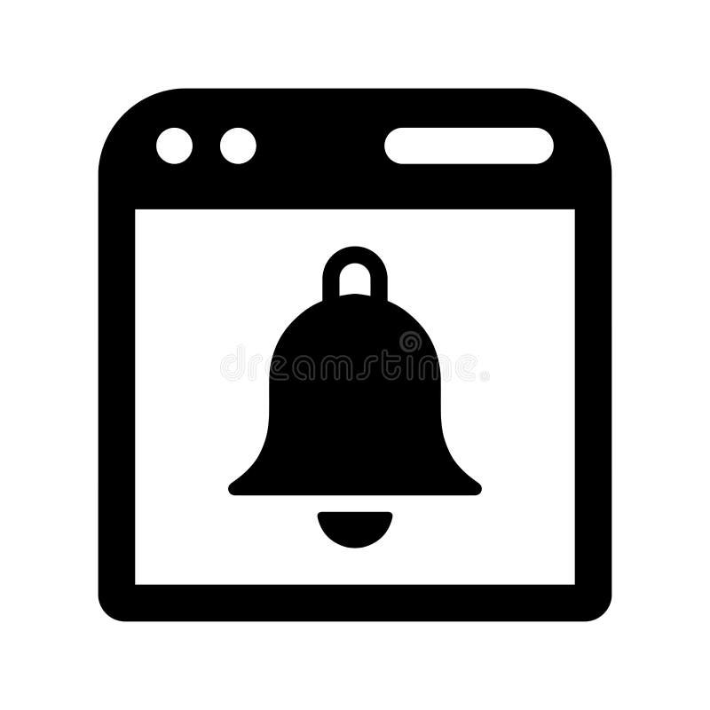 Notify Icon Black Stock Illustrations – 659 Notify Icon Black Stock ...