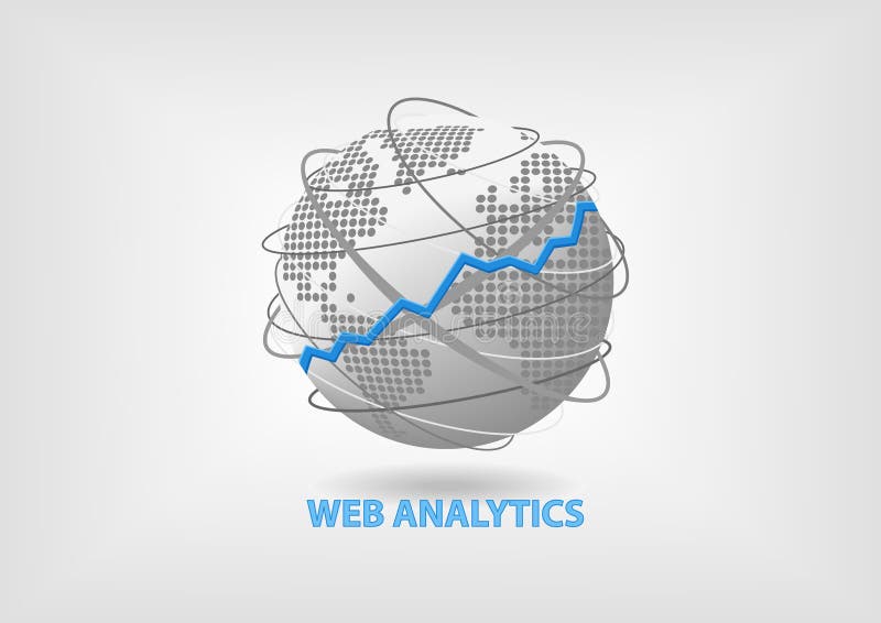 Web Analytics Concept Illustration. Stock Vector - Illustration of ...