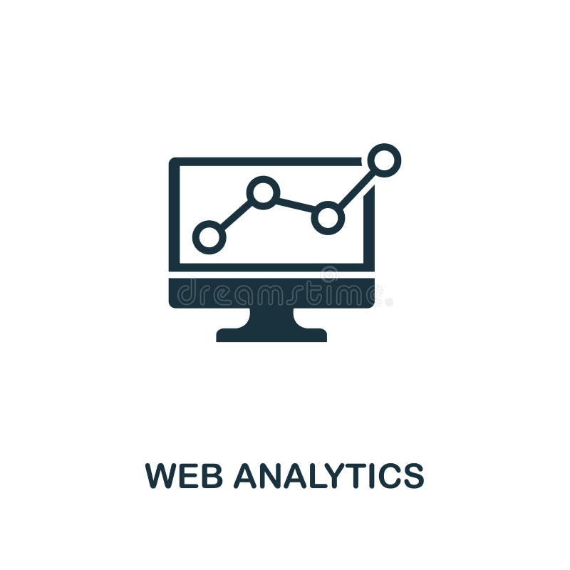 Web Analytics Icon. Premium Style Design from Advertising Icon ...