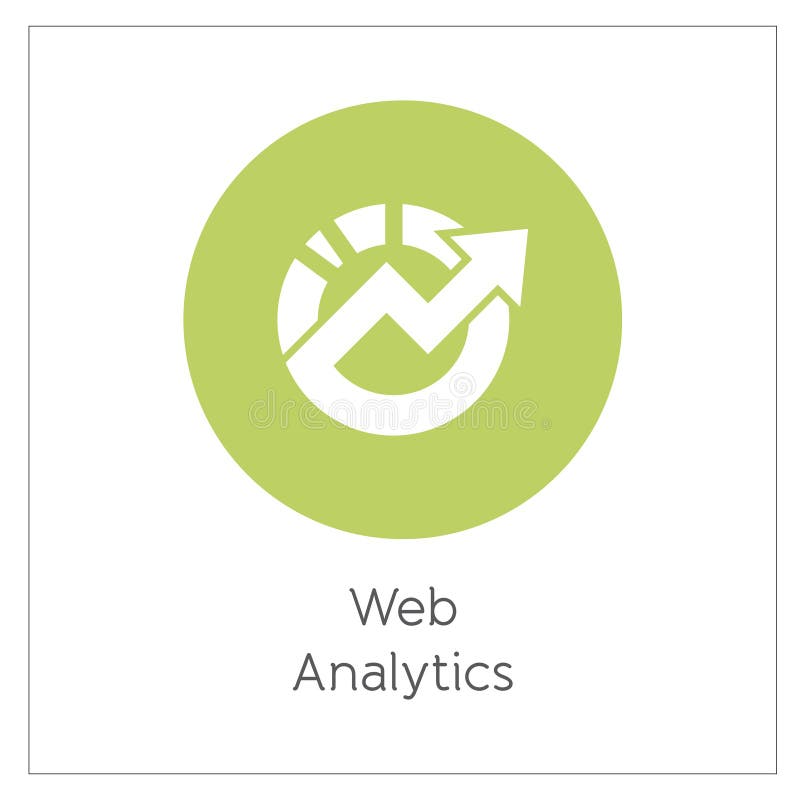 WEb Analytics Simple Logo Icon Vector Ilustration Vektor Abbildung ...