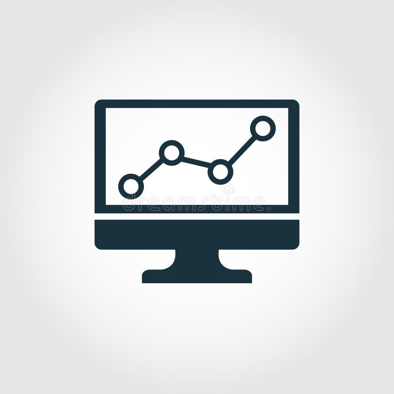 Web Analytics Vector Icon Symbol. Creative Sign from Advertising Icons ...