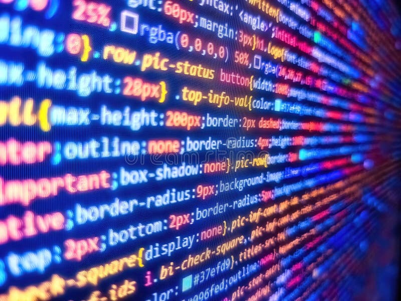 Web App Coding Php Code On Blue Background In Code Editor Admin Access To Data Program Code