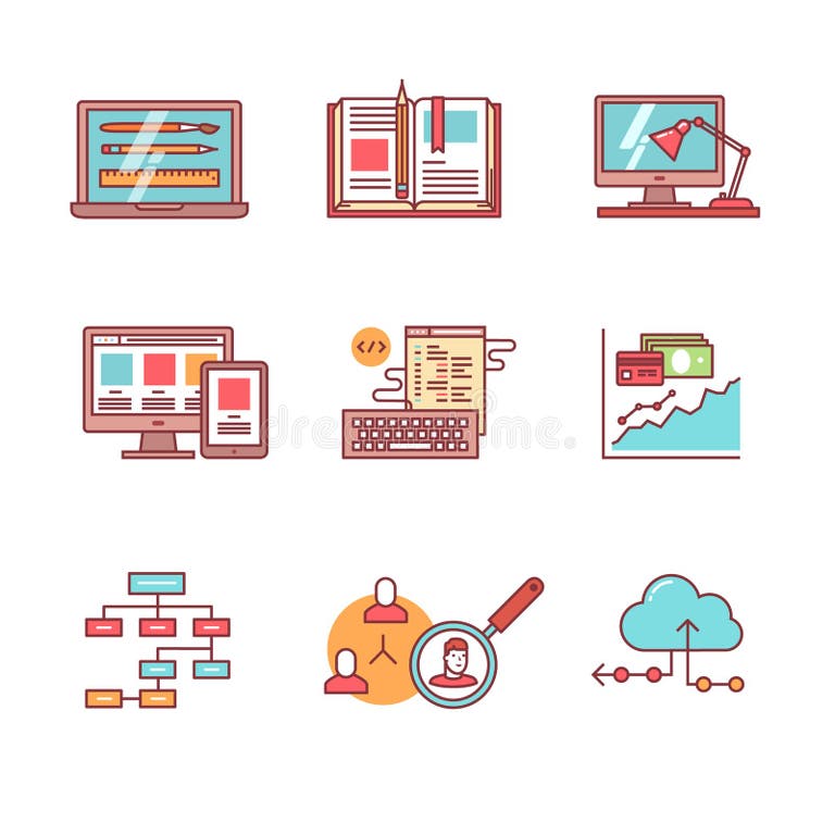 App Development Icons Stock Illustrations – 49,720 App Development ...
