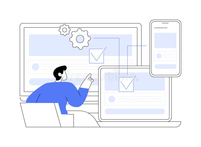 Different Screen Sizes Stock Illustrations – 940 Different Screen Sizes ...