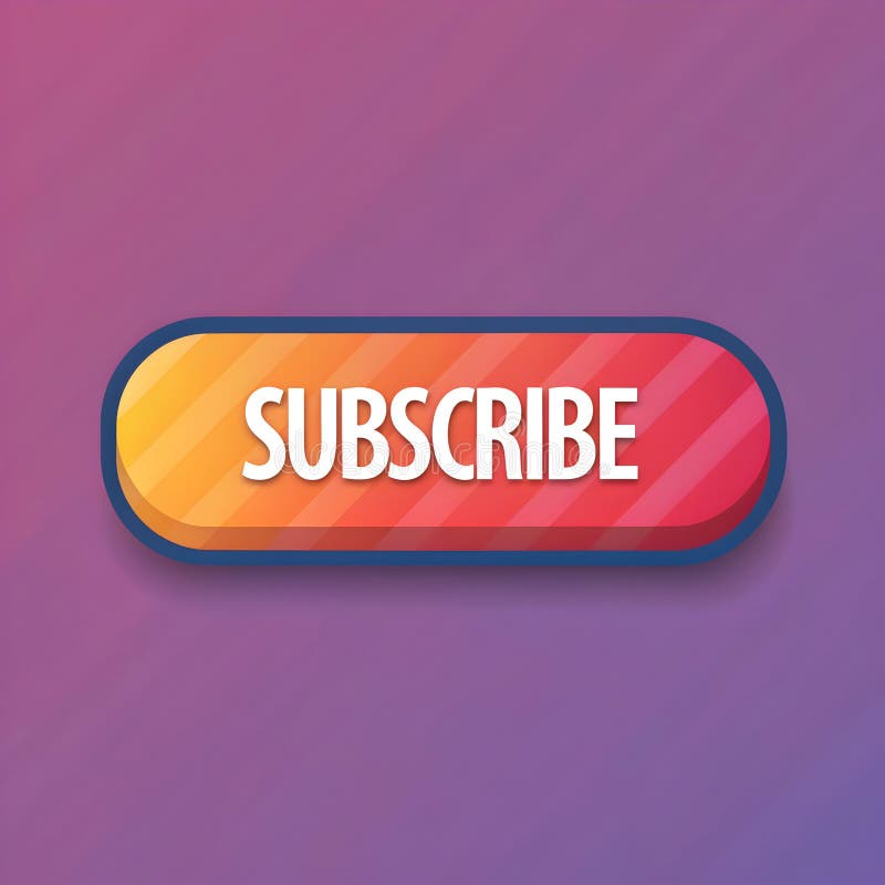 A Web and App Subscribe Button, Designed To Encourage Users To Follow ...