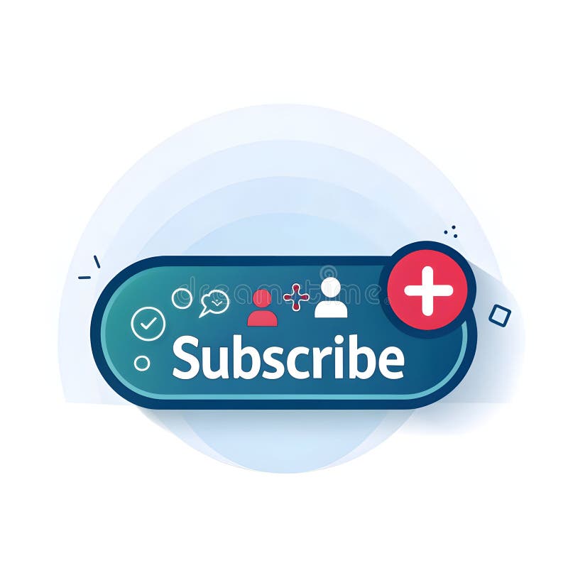 A Web and App Subscribe Button, Designed To Encourage Users To Follow ...