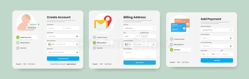Web App Template for Payment, Billing, and Account Registration with ...