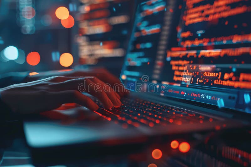 Web or Application Development, Business and Technology Concept. Programmer, Software Developer ...