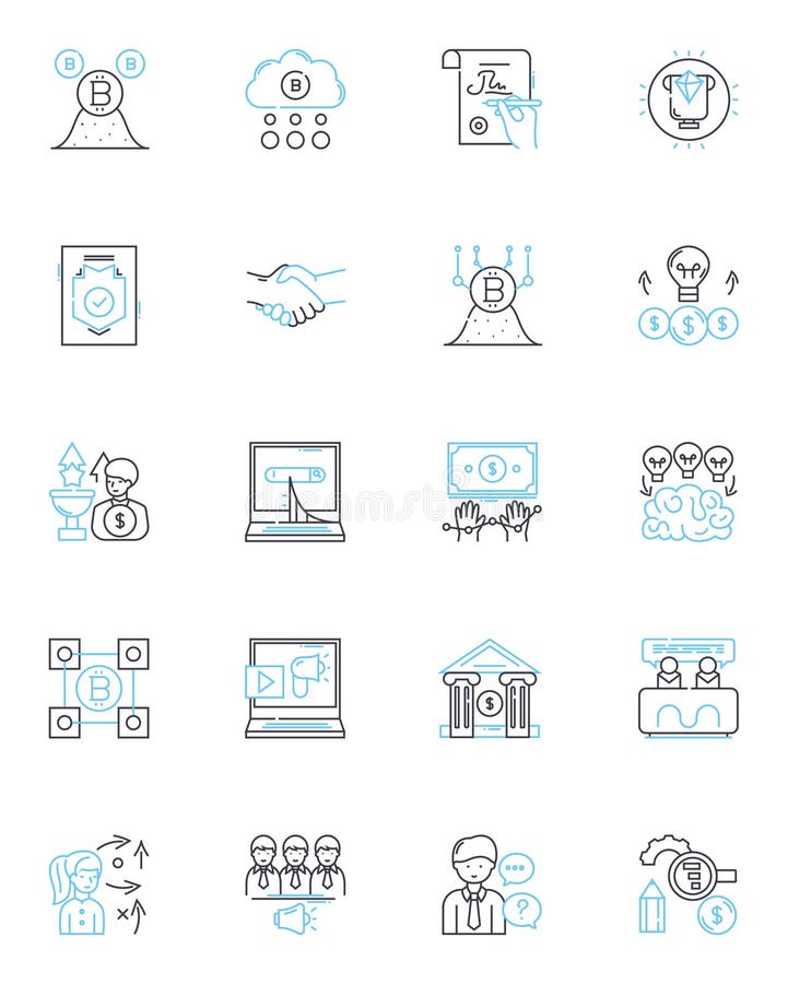Web Application Linear Icons Set Interface Accessibility Navigation Compatibility