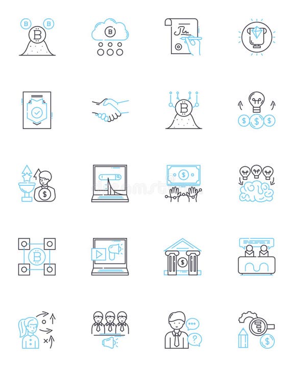 Web Application Linear Icons Set Interface Accessibility Navigation Compatibility
