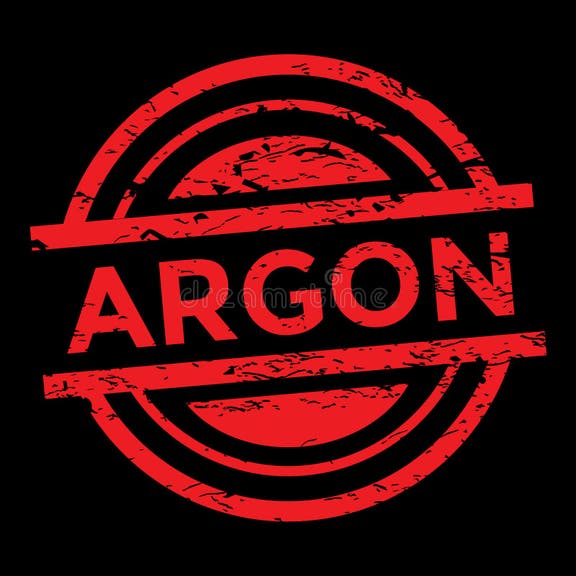 Argon gas rubber stamp stock vector. Illustration of language - 362372100