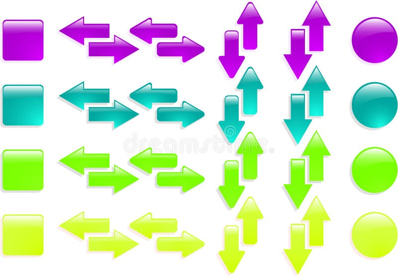 Web arrow icon stock vector. Illustration of isolated - 8641745