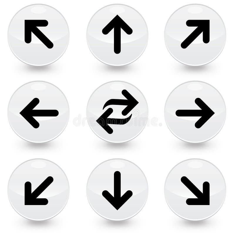 Web arrow icons stock vector. Illustration of refresh - 43281937