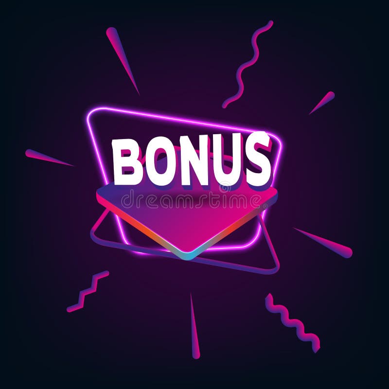 Web Banner Bonus Sign Letters 3d Isolated Vector Design Elements Stock ...