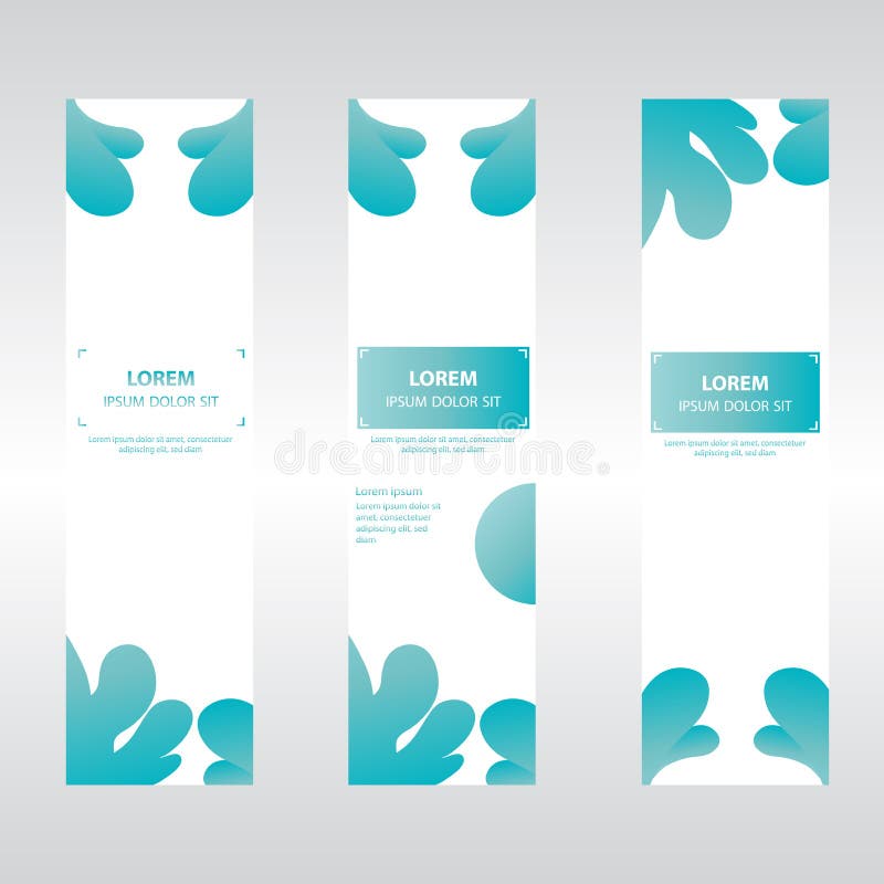 Web Banner Design Template. Ready Use Vector Template Stock Vector ...