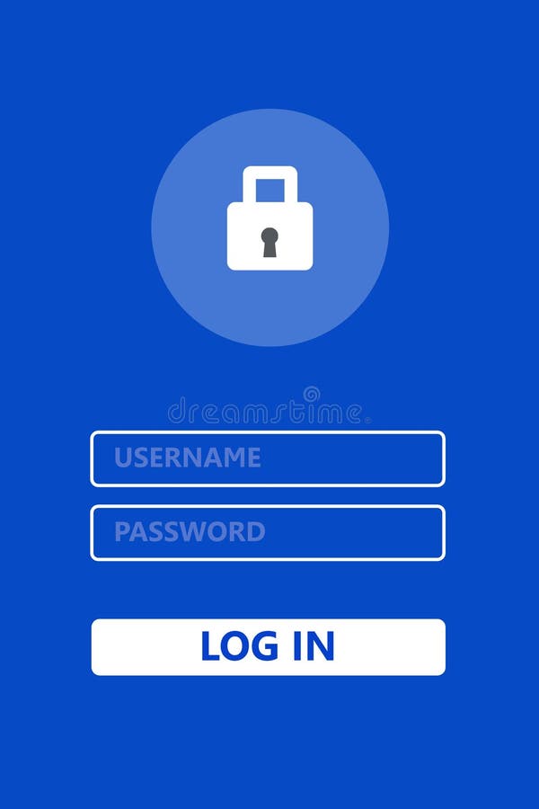 Web Banner, Password Login on Green Background, Cyber Security Concept ...