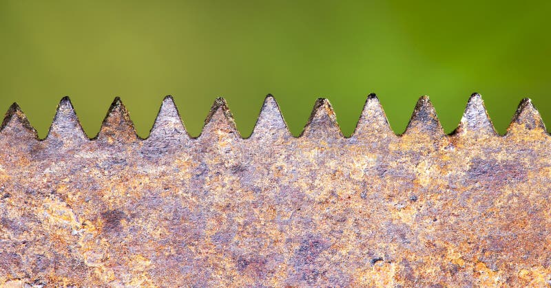 Web Banner of a Rusty Saw Blade Close-up Stock Image - Image of home ...