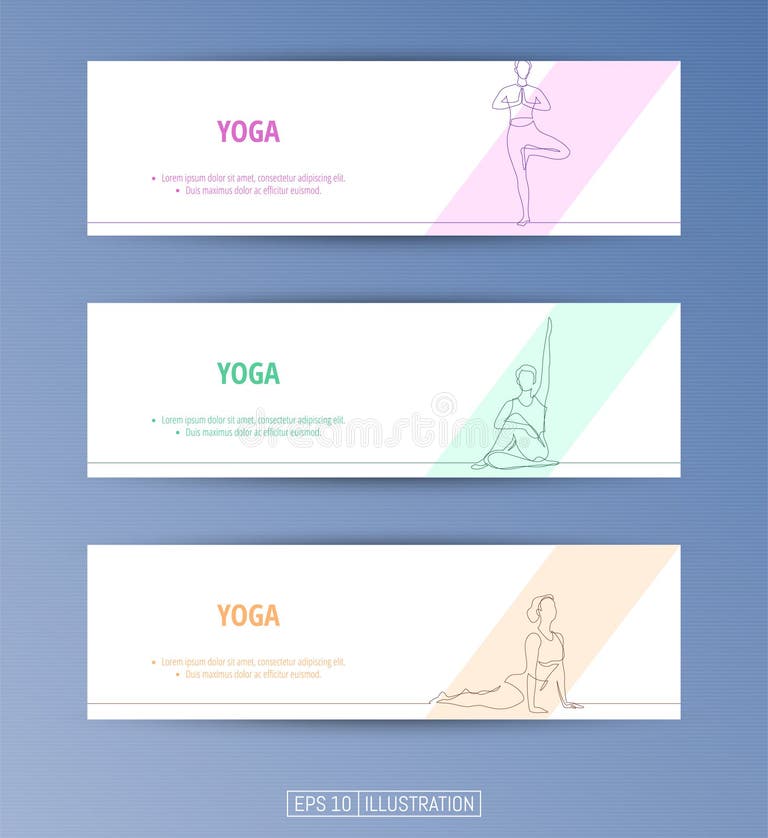 Exercise Web Banner Templates Stock Illustrations – 168 Exercise Web ...