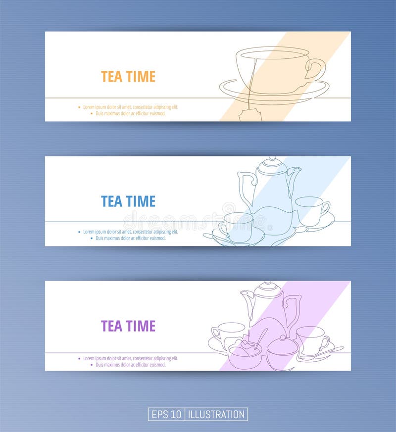 Continuous Line Drawing Tea Stock Illustrations – 1,536 Continuous Line ...