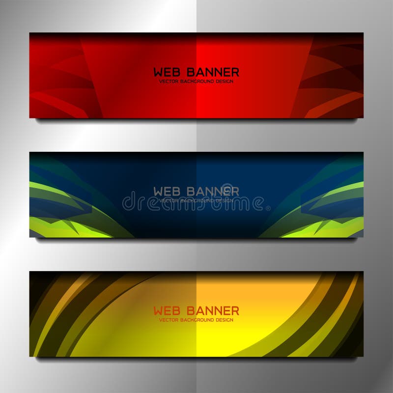 Web banner template stock vector. Illustration of page - 85911676