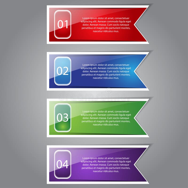 Web Banner Vector Design stock vector. Illustration of clean - 51073495