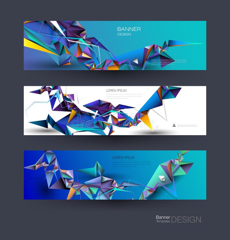 Banner Layout Poly Stock Illustrations – 22,552 Banner Layout Poly ...