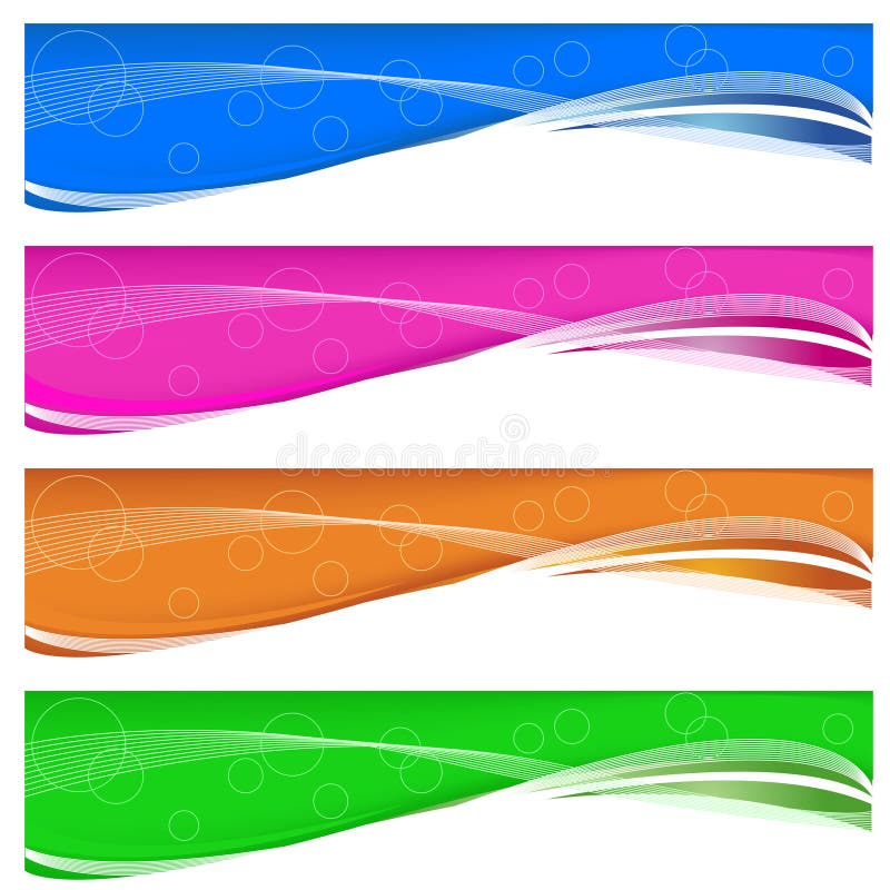 Headers/Banners - Brights stock vector. Illustration of decor - 3725078