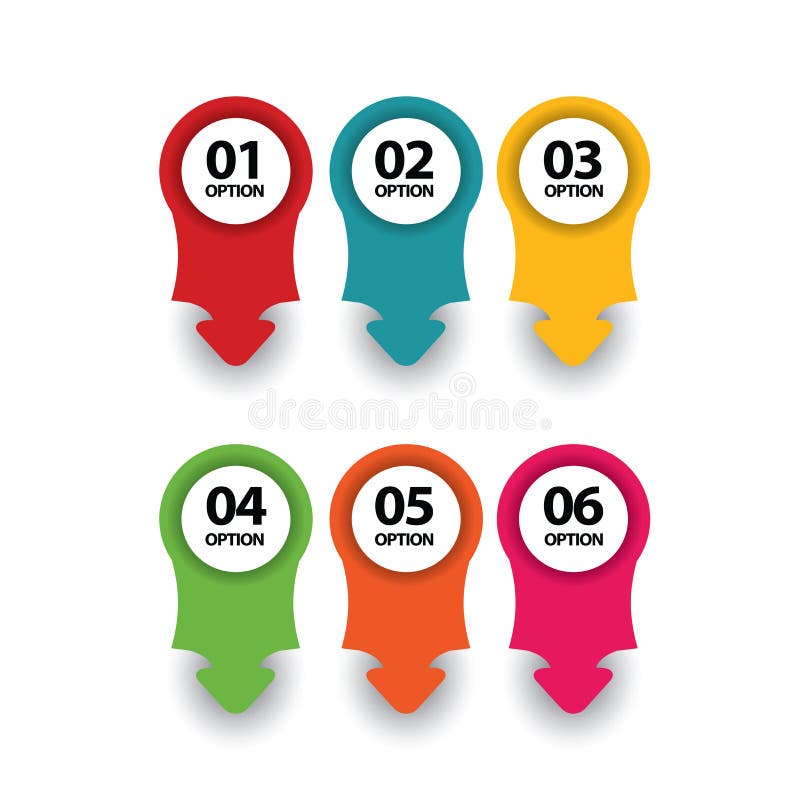 Arrows, Direction Indicators, Vector Symbols Collection Stock Vector ...