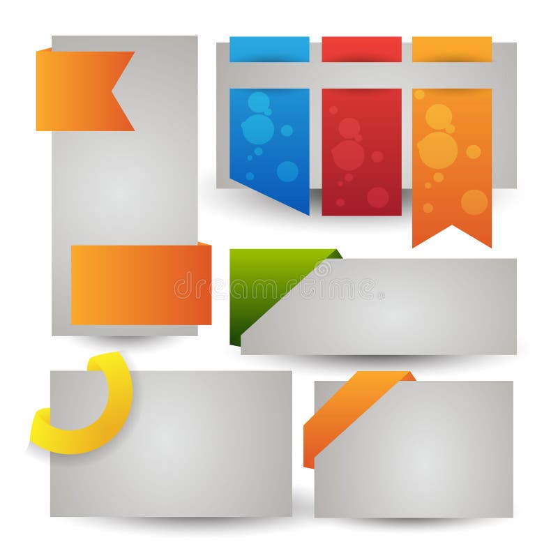 Web Banners,labels,header or Tags for Your Advertisement Stock Vector ...