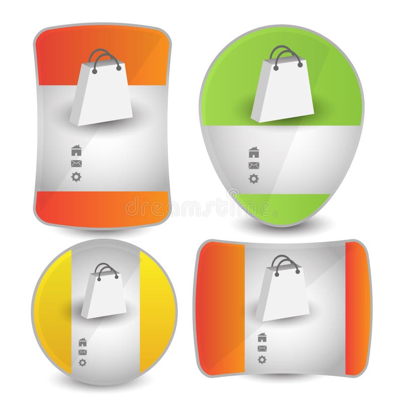 Web Banners,labels,header or Tags for Your Advertisement Stock Vector ...