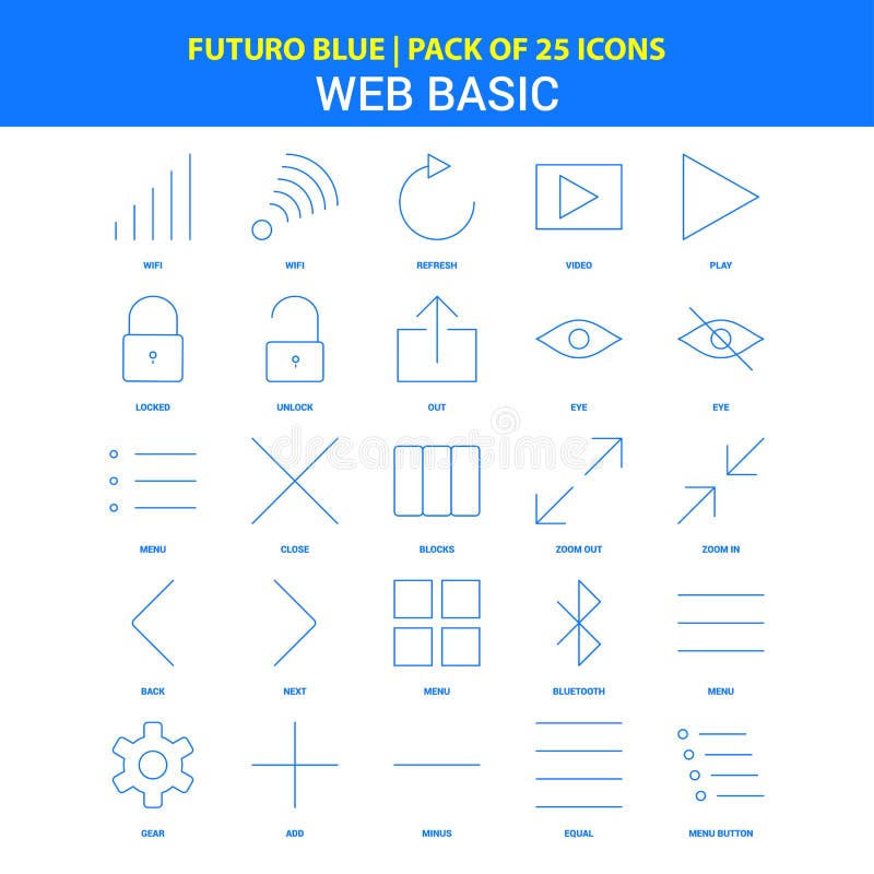 Basic icons 930 set stock vector. Illustration of internet - 37053113