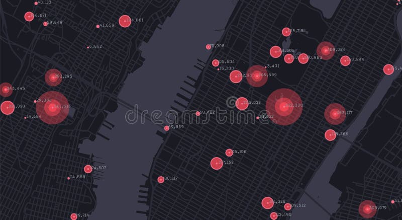 Big Data City Map. Citizens Behaviour Analysis. Hotspots of Urban ...