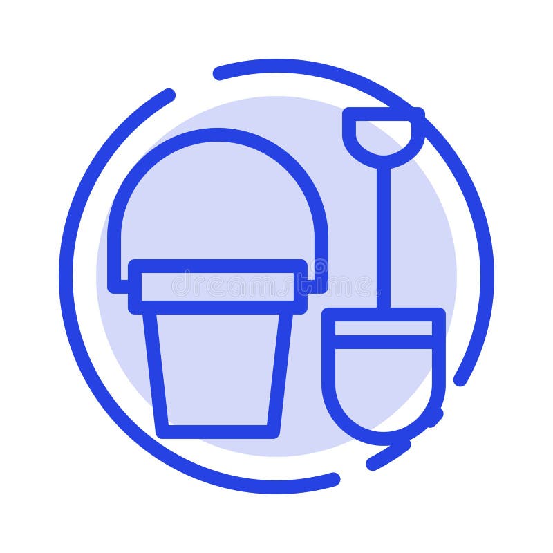 Web Blue Dotted Line Line Icon Stock Vector - Illustration of : 148816726