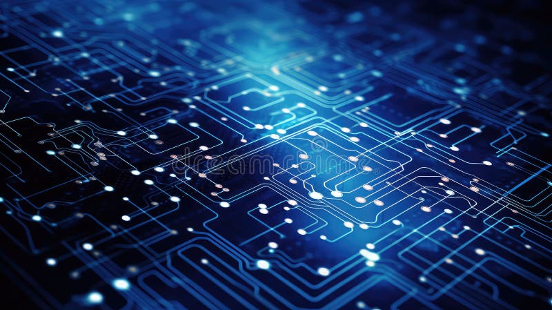 Web Blue Internet Background Stock Illustration - Illustration of wifi ...