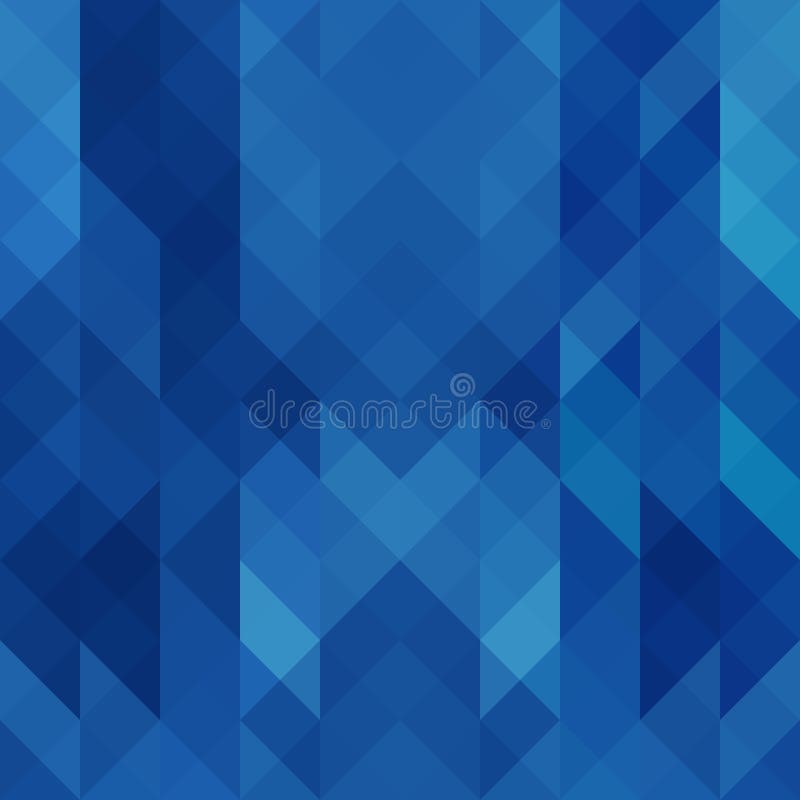 Bright Blue Polygonal Mosaic Background, Vector Illustration, Creative ...