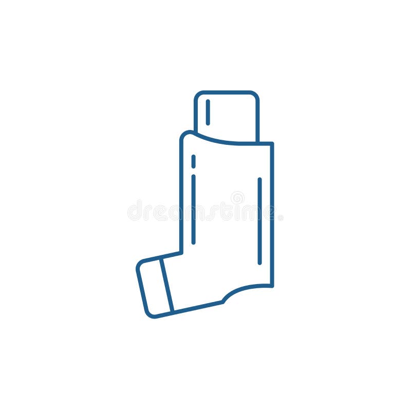 Bronchial Asthma Line Icon Concept. Bronchial Asthma Flat Vector Symbol ... Bronchial Asthma Line Icon Concept. Bronchial Asthma Flat Vector Symbol ...