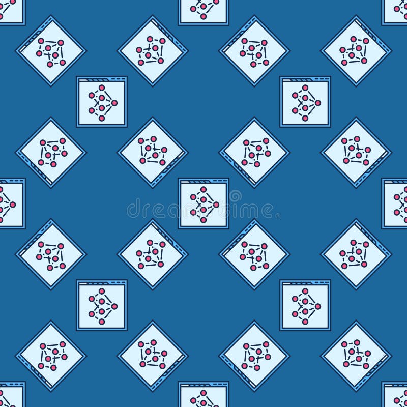 Web Browser with Neural Network Vector Colored Seamless Pattern Stock ...