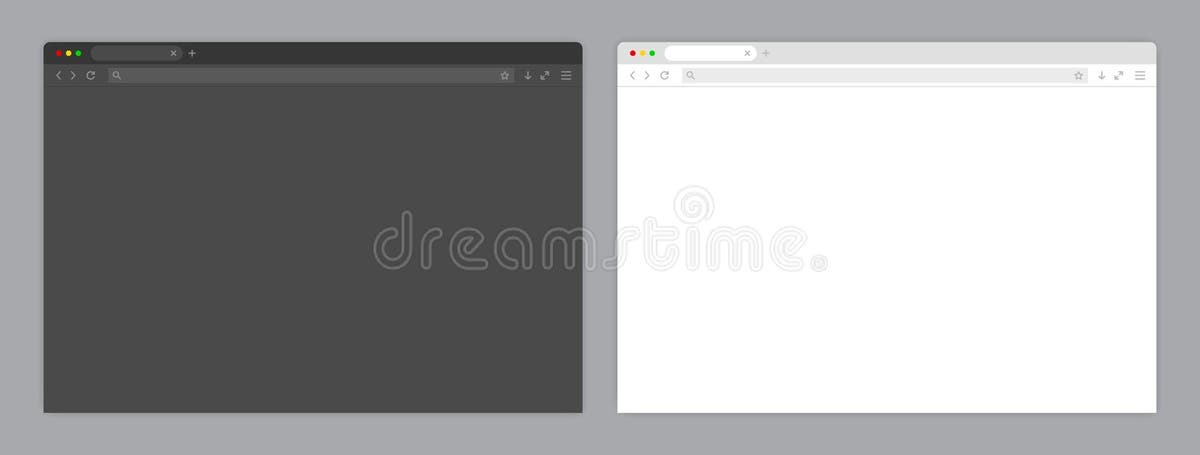 Blank Browser Internet Screen Template Stock Illustrations – 3,792 ...