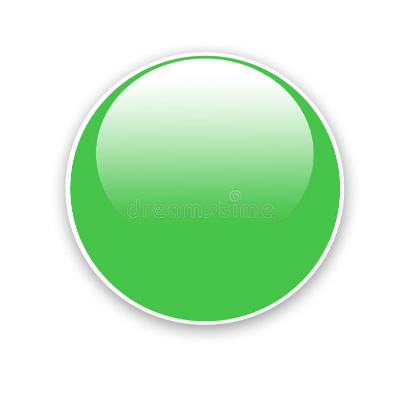 Green web button stock illustration. Illustration of circle - 65301