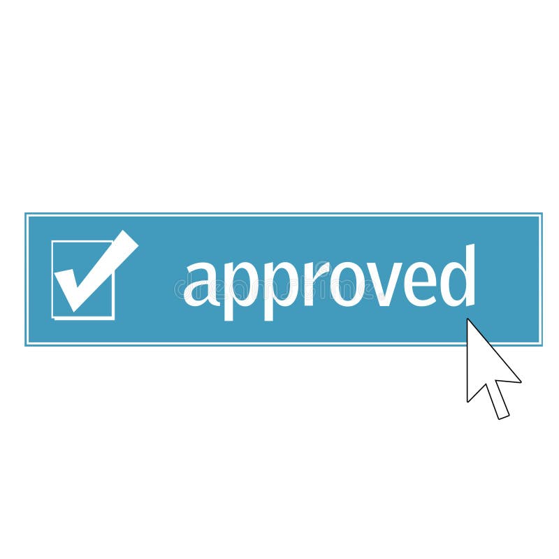 The word APPROVED in 3D stock illustration. Illustration of approved ...